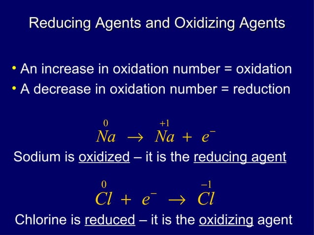 Oxidation reduction reactions | PPT