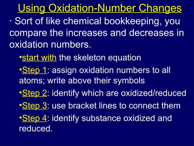 Oxidation reduction reactions | PPT