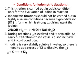 Oxidation reduction titration | PPTX