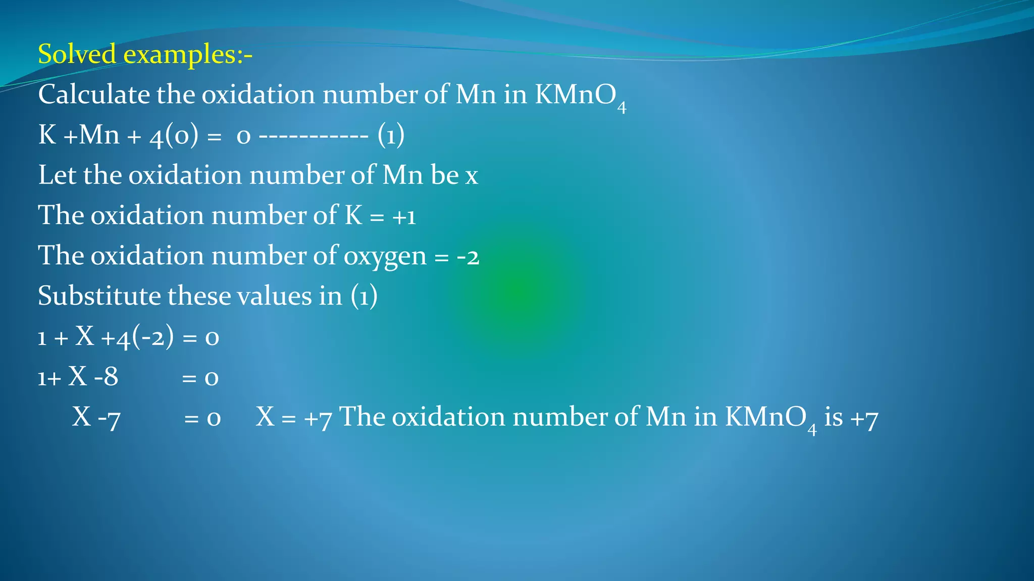 Oxidation and reduction | PPTX