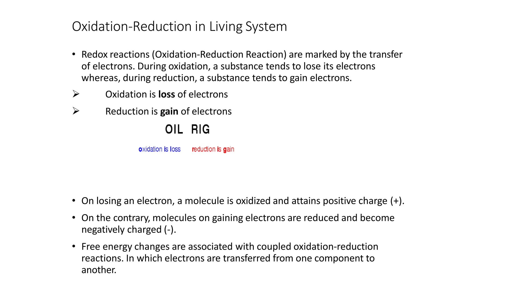 oxidation and reduction reaction in living system.pptx