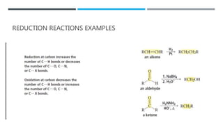 Oxidation and reduction reactions | PPTX