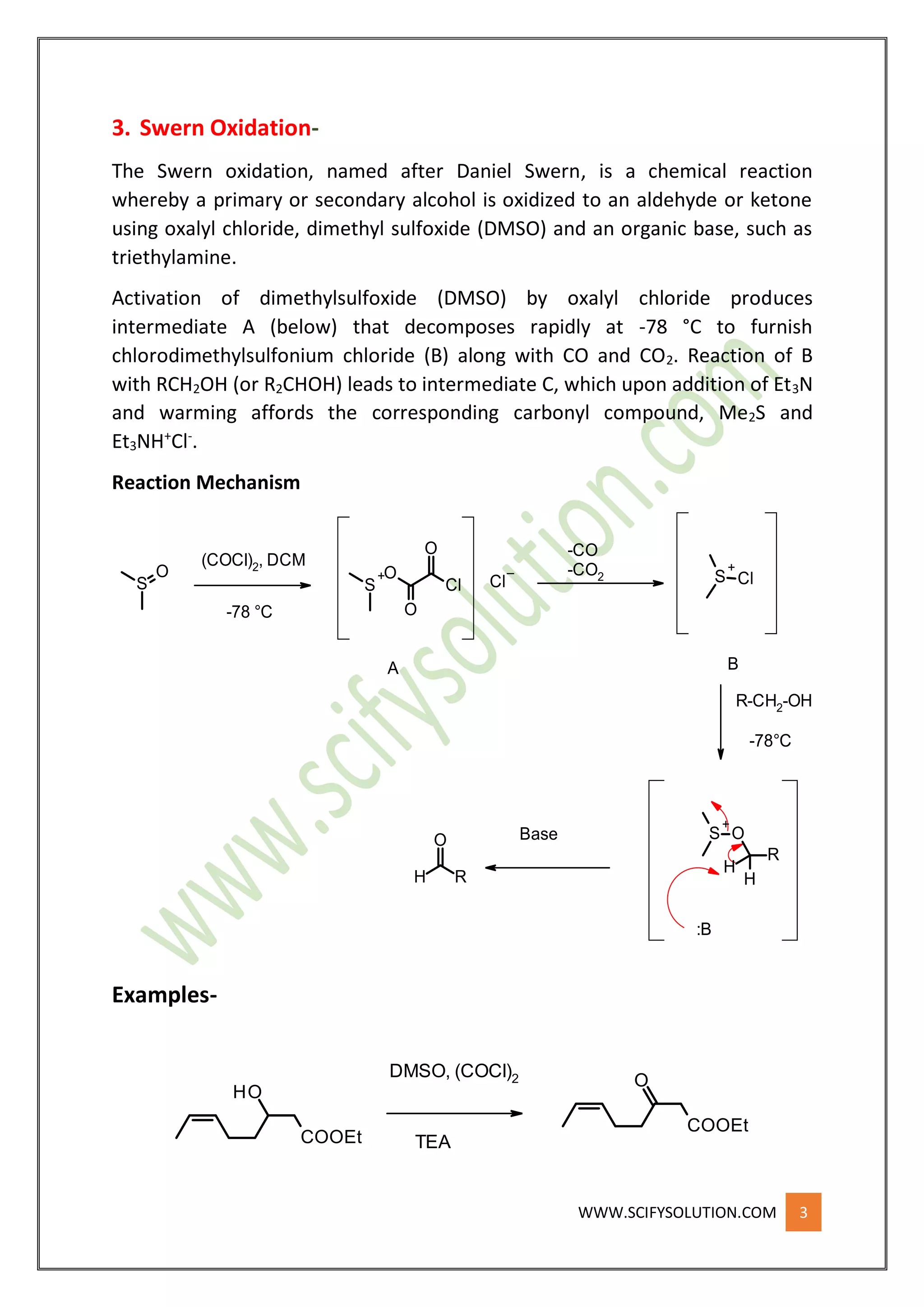 Oxidation of carbonyl compounds | PDF
