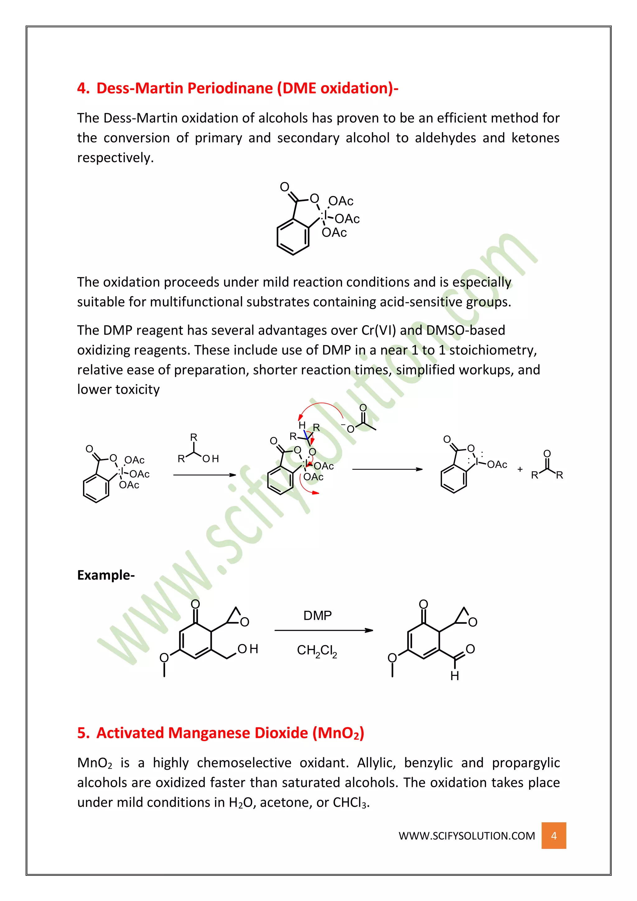 Oxidation of carbonyl compounds | PDF