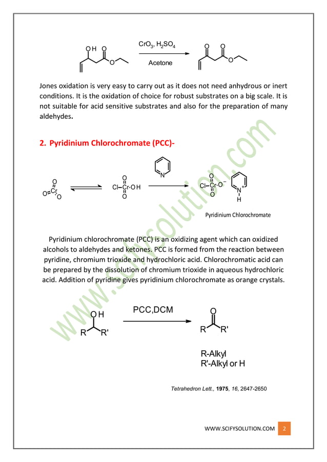 Oxidation of carbonyl compounds | PDF