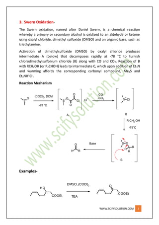 Oxidation of carbonyl compounds | PDF