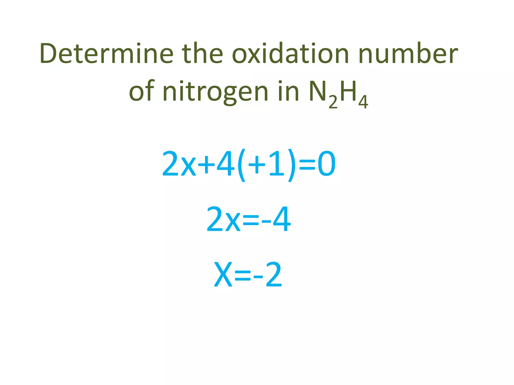 Oxidation numbers | PPTX