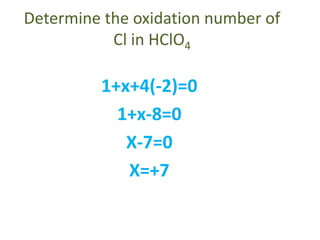 Oxidation numbers | PPTX