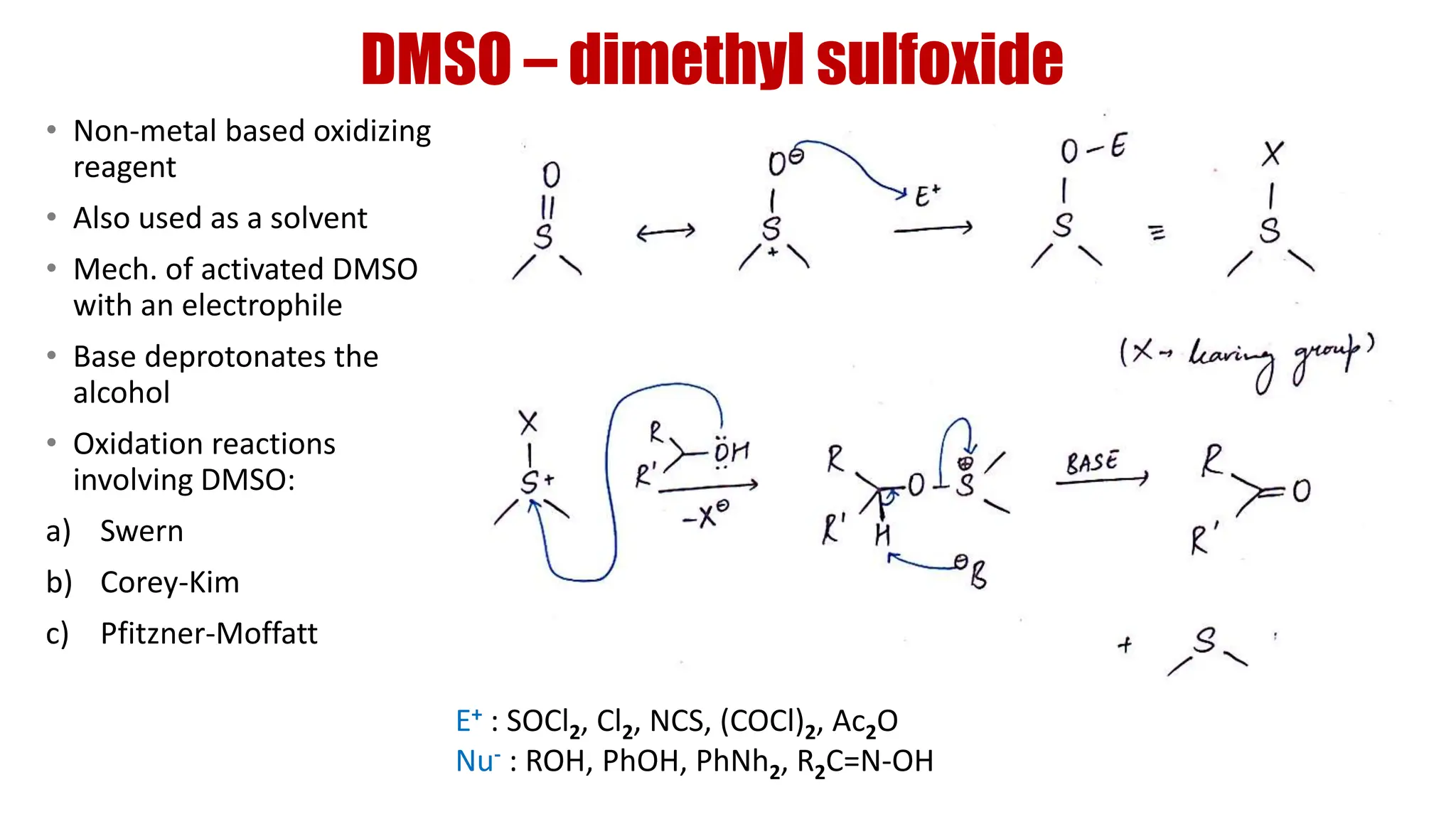 Oxidation of aldehyde & ketones - Iodine, DMSO, Aluminium based ...