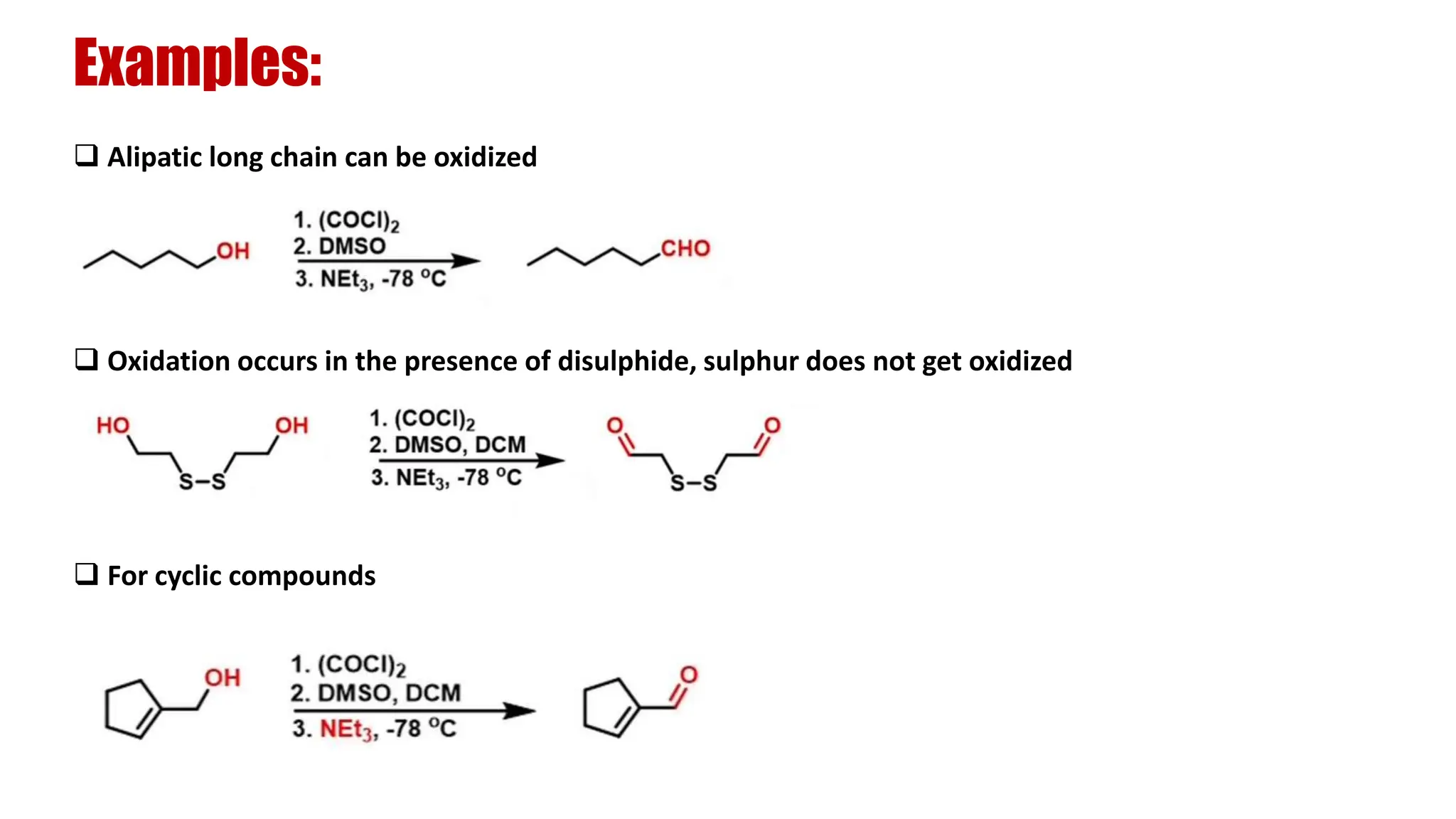 Oxidation of aldehyde & ketones - Iodine, DMSO, Aluminium based ...