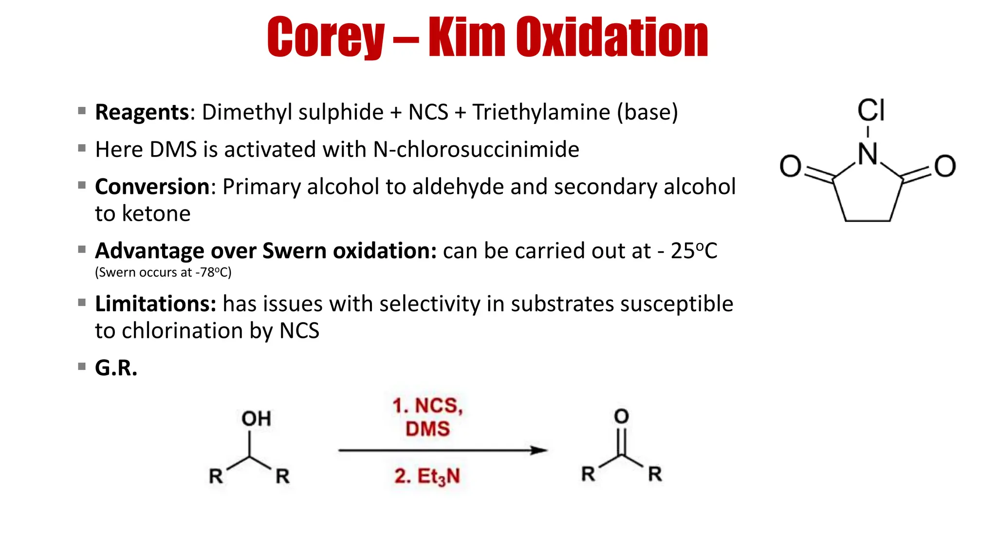 Oxidation of aldehyde & ketones - Iodine, DMSO, Aluminium based ...