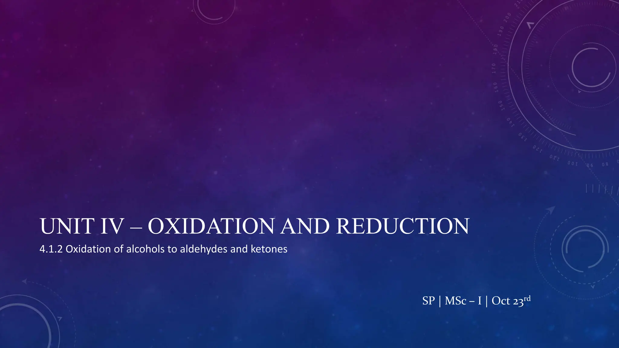 Oxidation of aldehyde & ketones - Iodine, DMSO, Aluminium based reagents.pptx