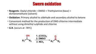 Oxidation of aldehyde & ketones - Iodine, DMSO, Aluminium based ...