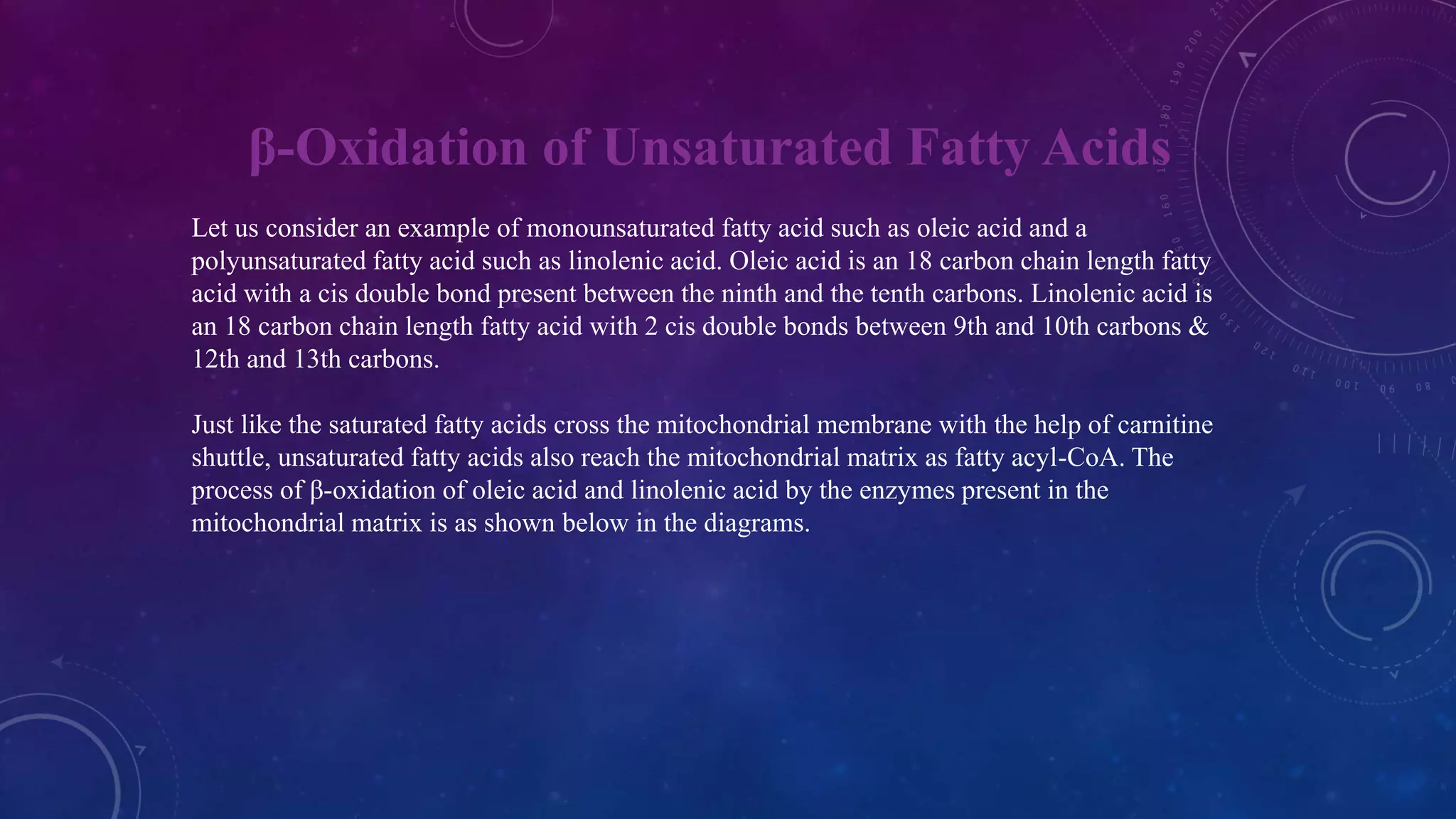 Oxidation of fatty acids ppt | PPTX