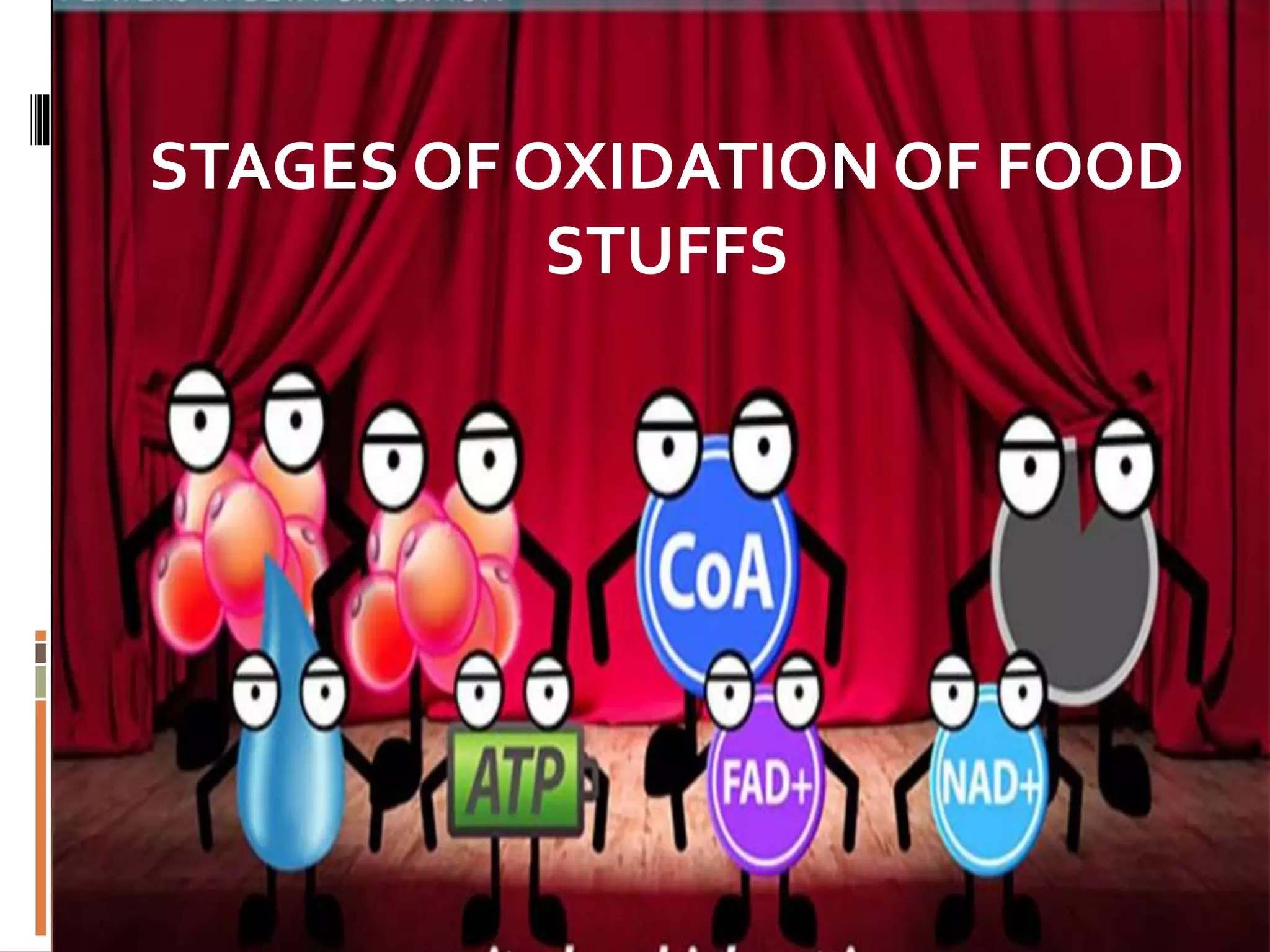 Oxidation of food stuffs and redox potentials | PPTX