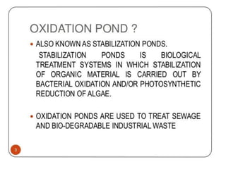 oxidation pond and stabilization pond.ppt