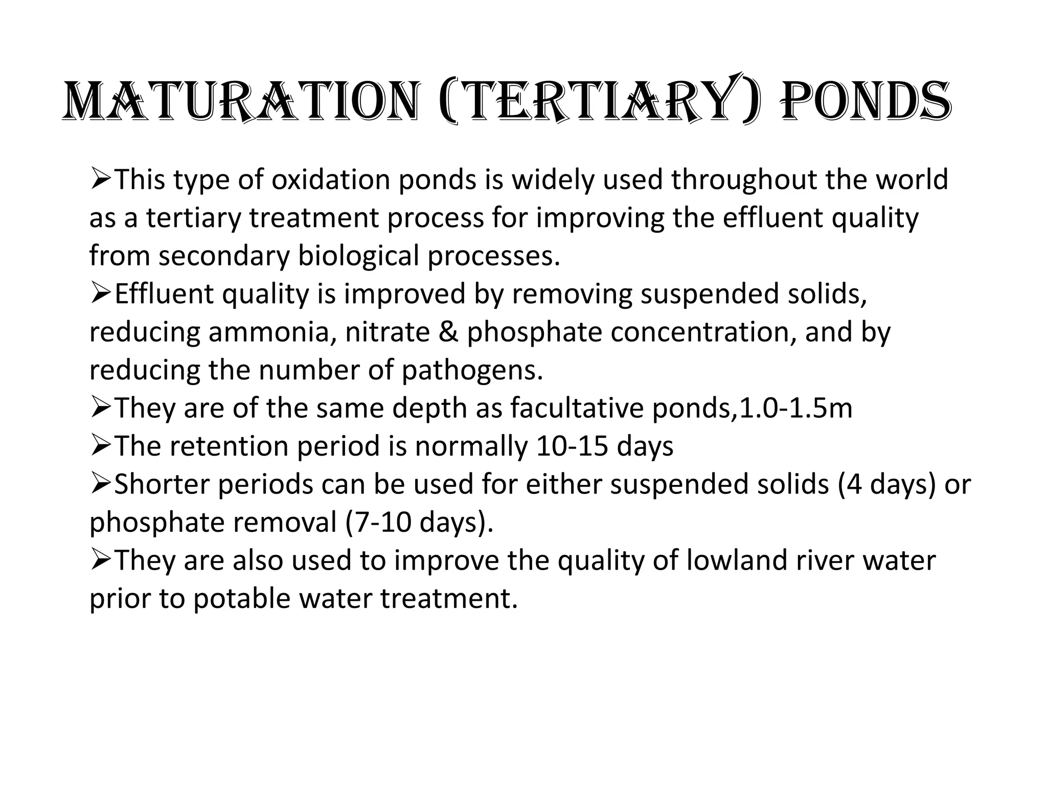 Oxidation ponds | PDF