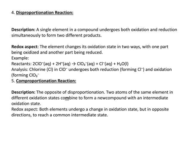 OXIDATION REDUCTION .pptx | Chemistry | Science