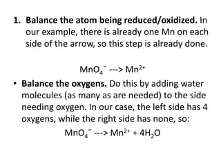 OXIDATION REDUCTION FOR UNDERGRADUATE STUDENTS.ppt