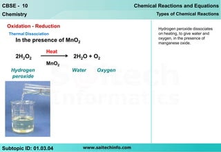 Oxidation reduction reaction | PPT