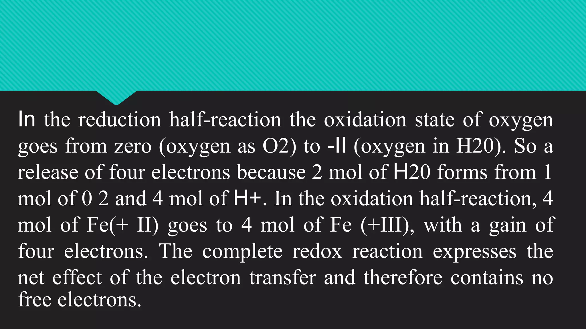 Oxidation reduction reaction | PPTX