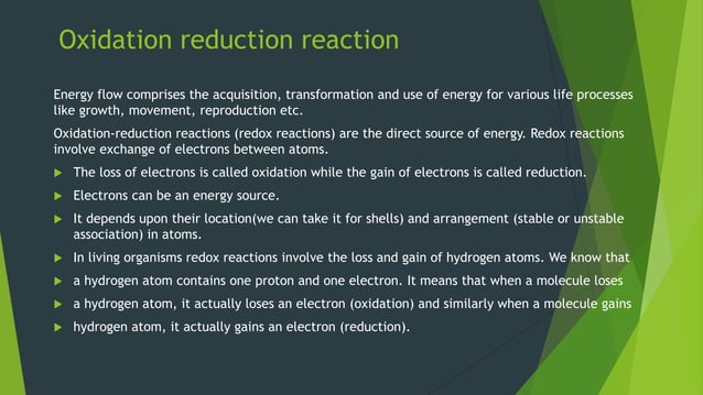 Oxidation reduction reaction.pptx | Chemistry | Science