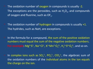 Oxidation reduction reactions BY Muhammad Fahad Ansari 12IEEM14 | PPT