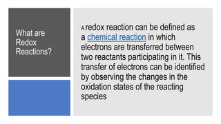 OXIDATION – REDUCTION REACTIONS.pptx