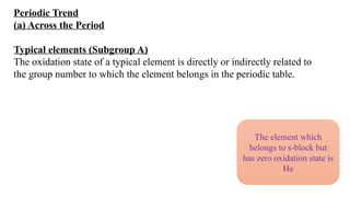 Oxidation state, Valency and Oxidation Number | PPTX