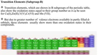 Oxidation state, Valency and Oxidation Number | PPTX