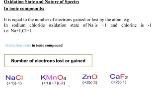 Oxidation state, Valency and Oxidation Number | PPTX