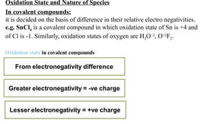 Oxidation state, Valency and Oxidation Number | PPTX