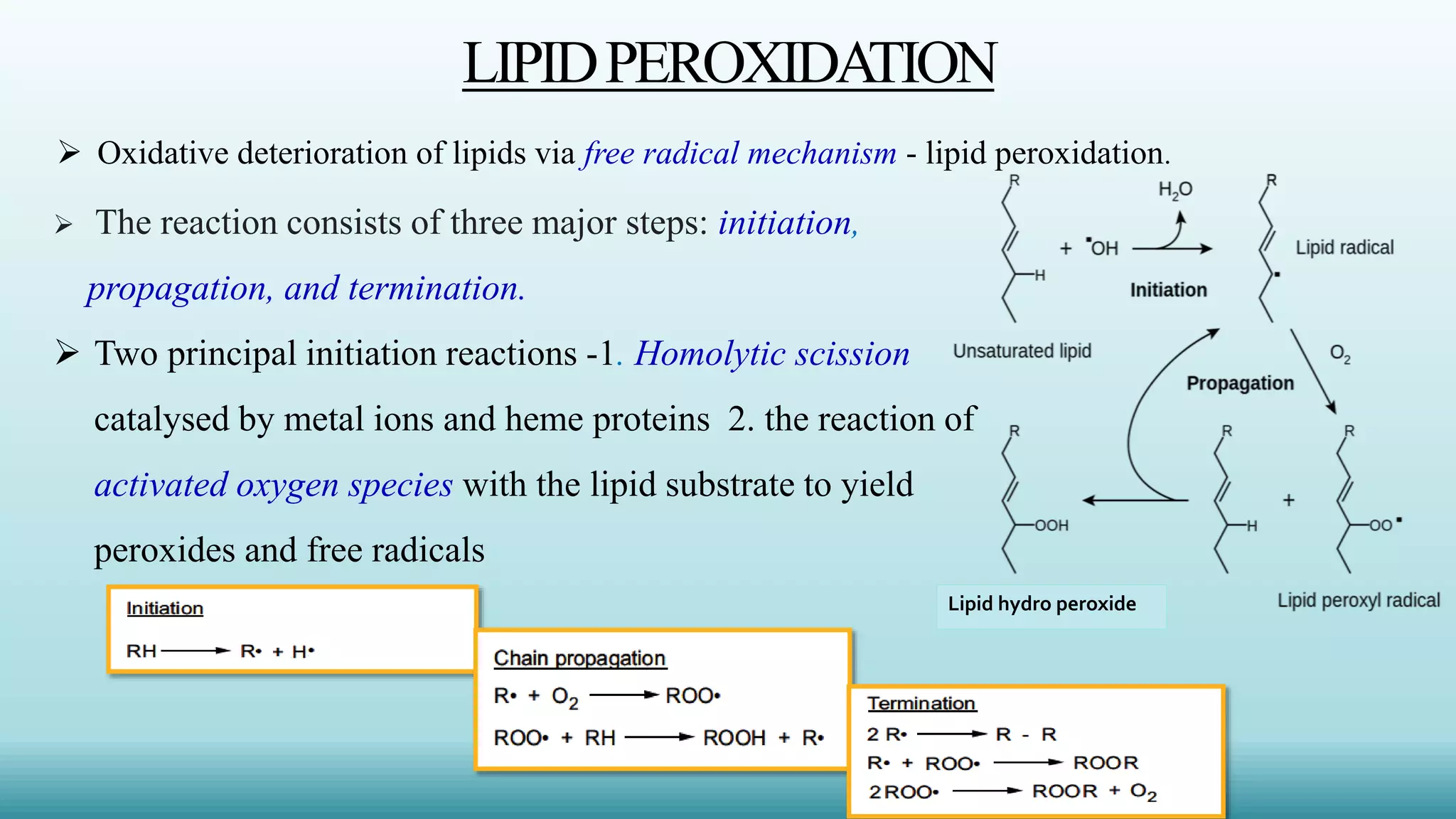 Oxidative changes in foods | PPT