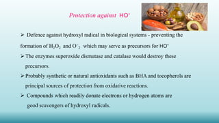 Oxidative changes in foods | PPT