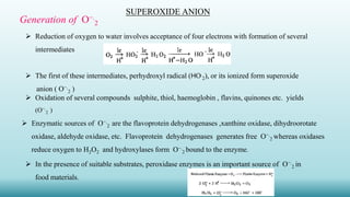 Oxidative changes in foods | PPT