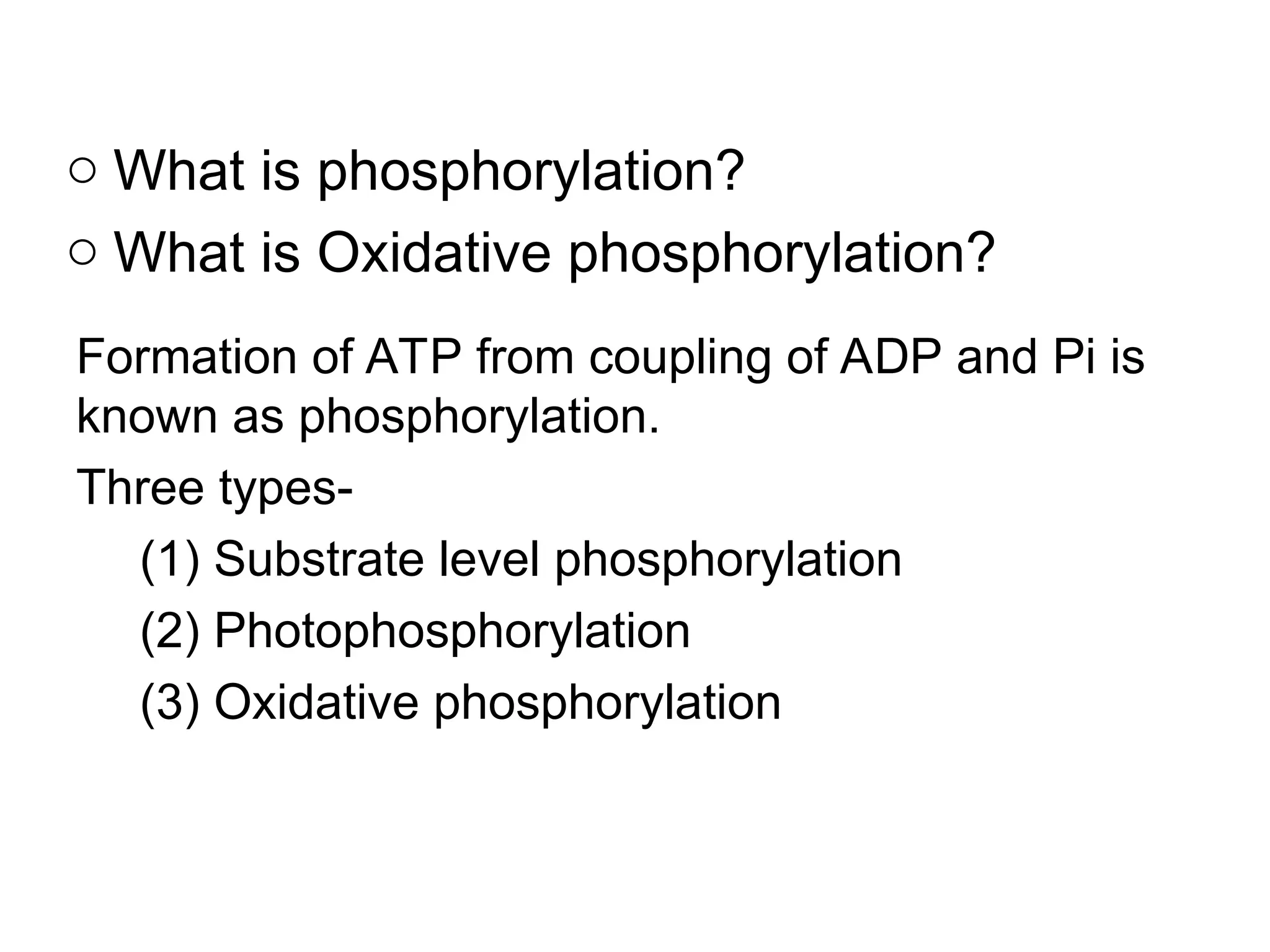 Oxidative Phosphorylation 31.05.2022.ppt | Chemistry | Science