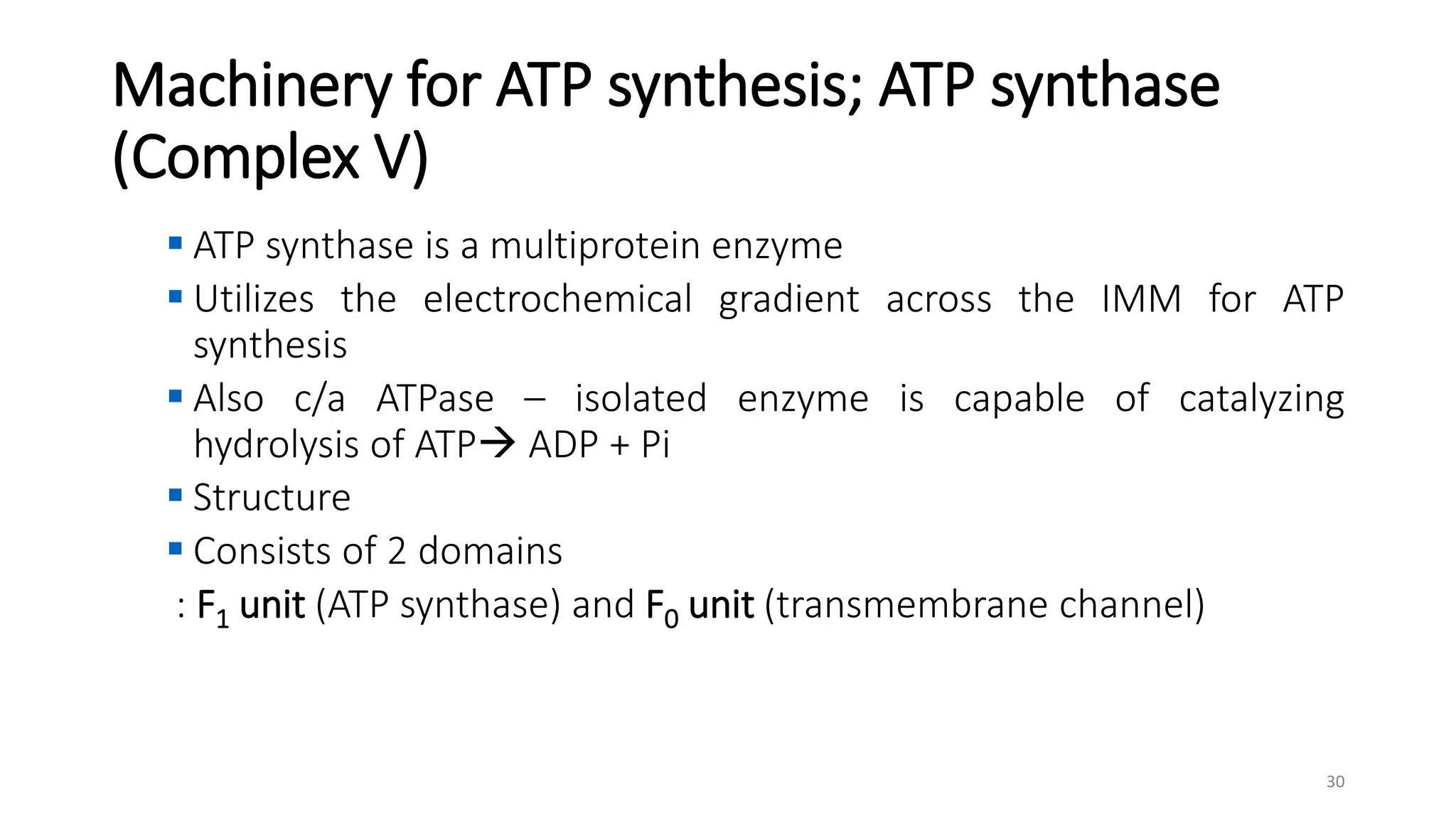 Oxidative phosphorylation and electron transport chain | PPTX