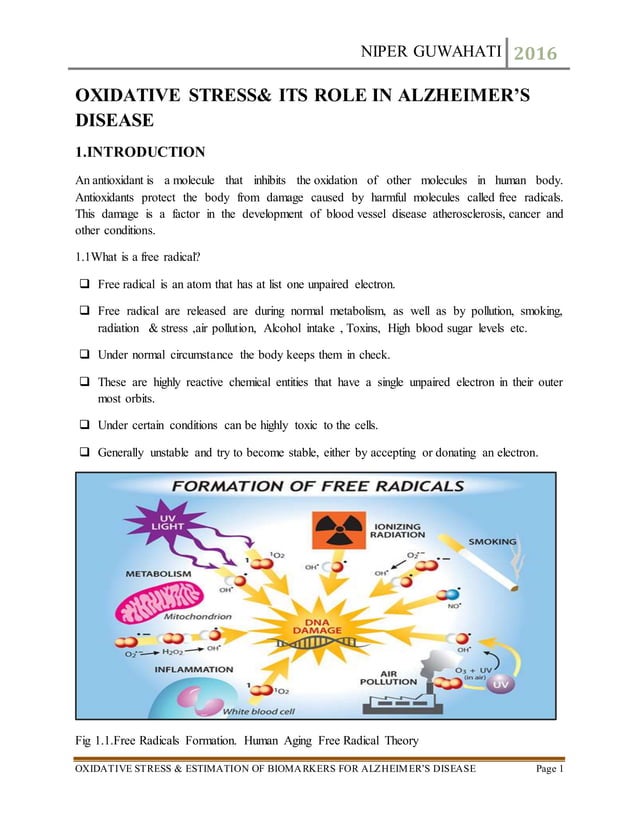 Oxidative stress | DOCX