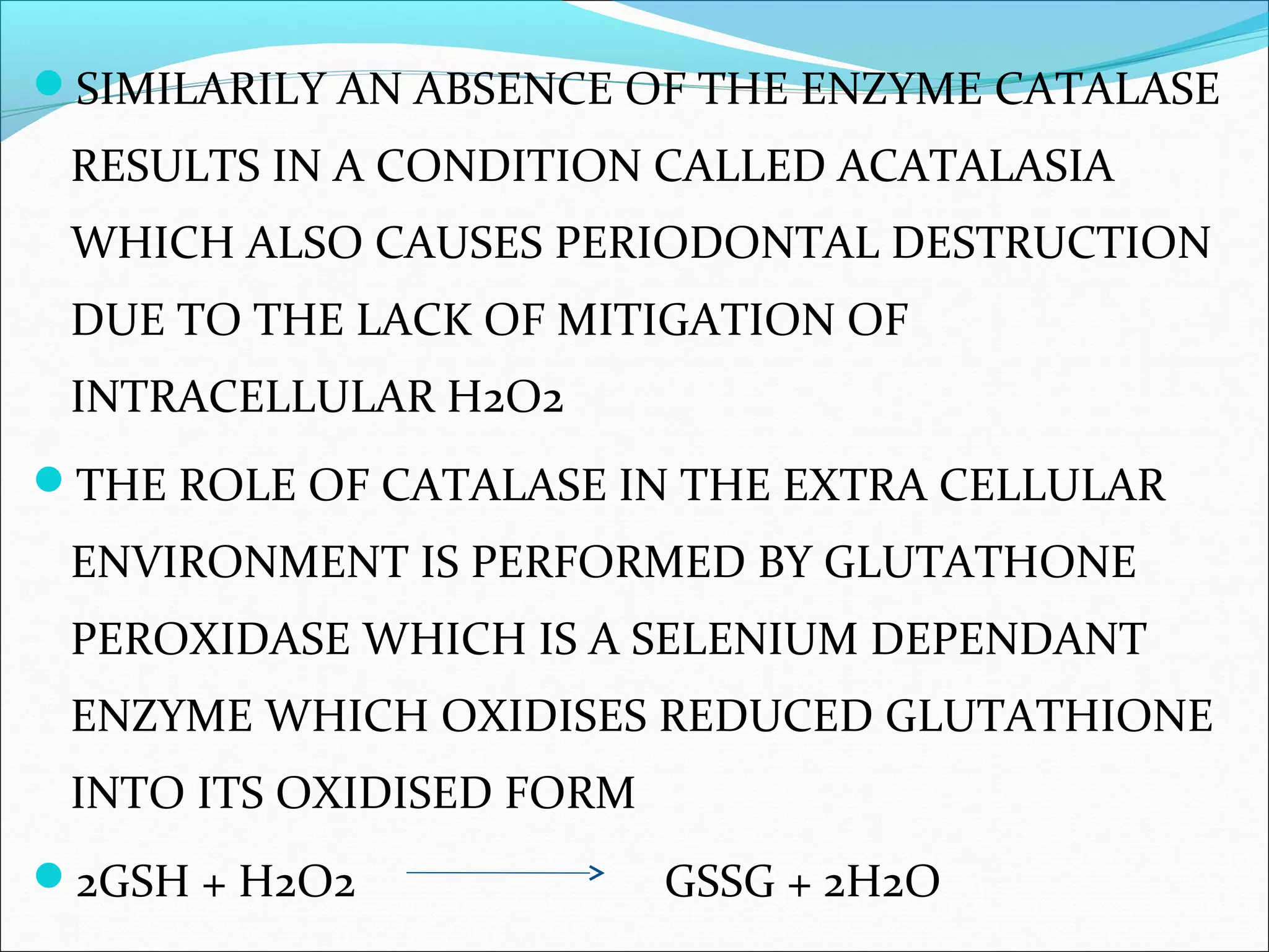 Oxidative stress and periodontal disease- Dr Harshavardhan Patwal | PPT