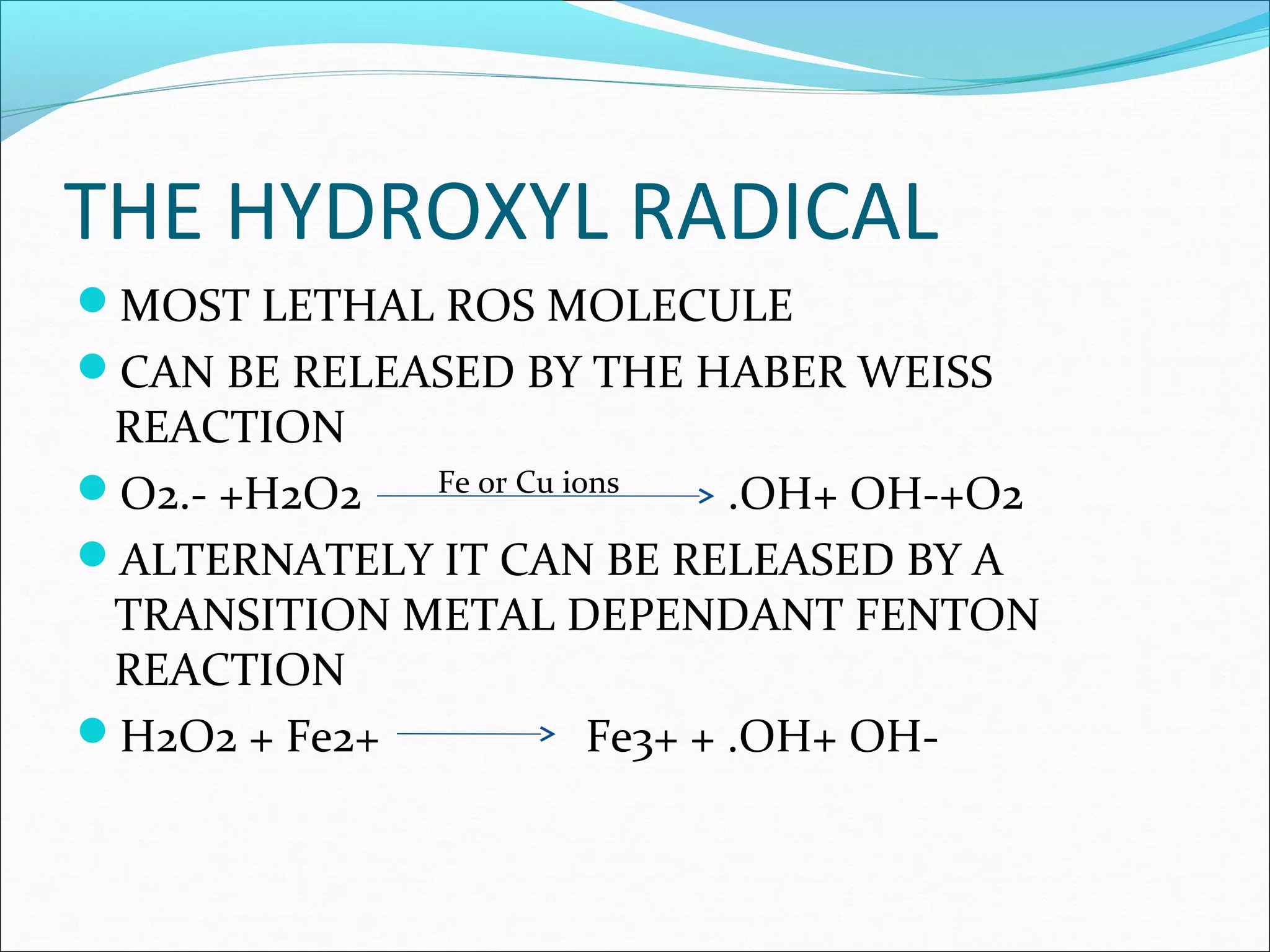 Oxidative stress and periodontal disease- Dr Harshavardhan Patwal | PPT