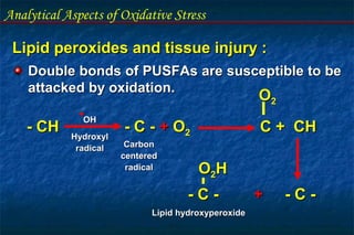 Analytical Aspects of Oxidative Stress | PPT