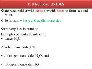OXIDE in chemistry | PPTX