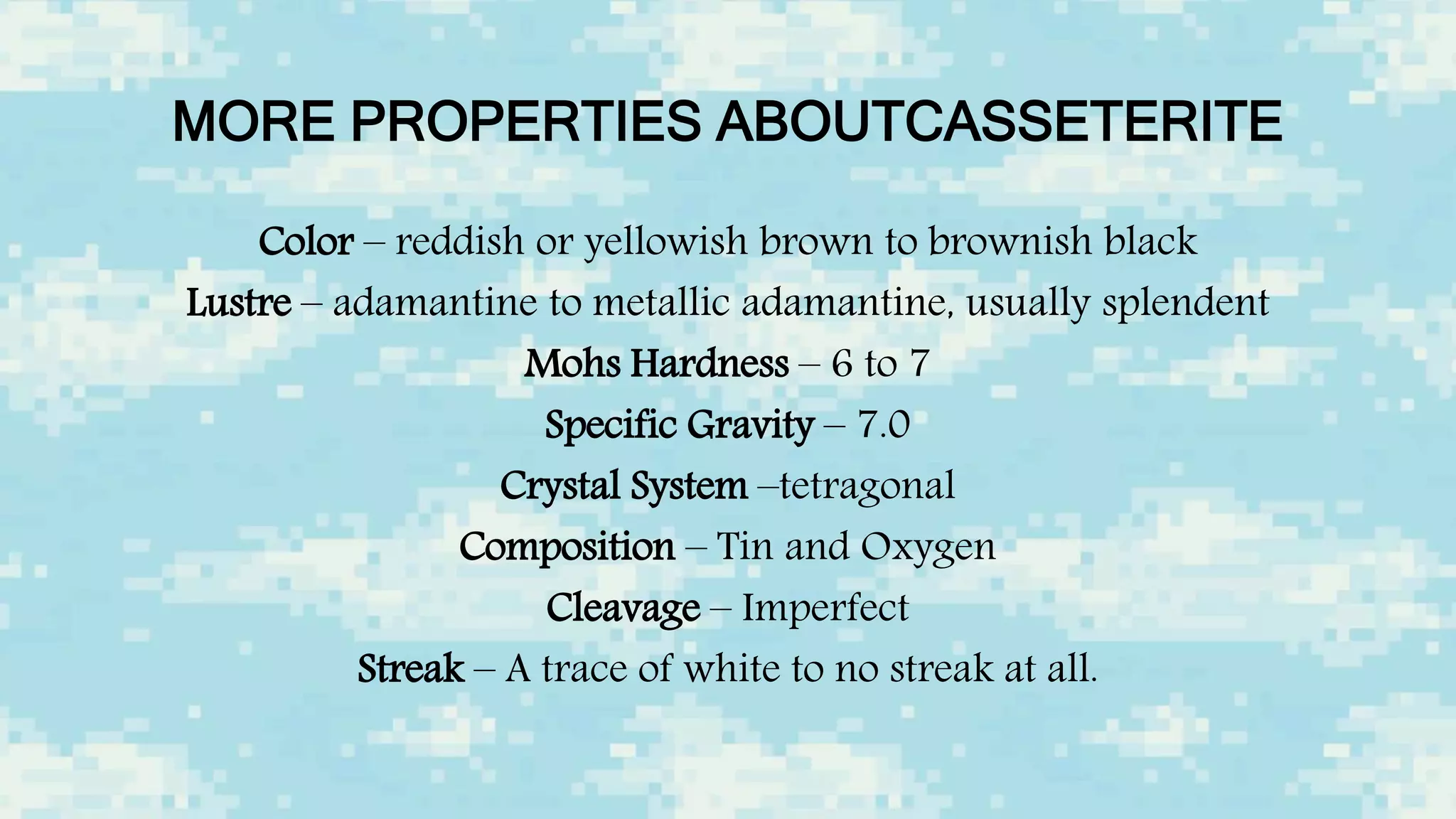 Oxide Minerals | PPTX