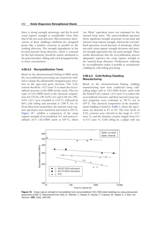 Oxide dispersion strengthened steels | PDF
