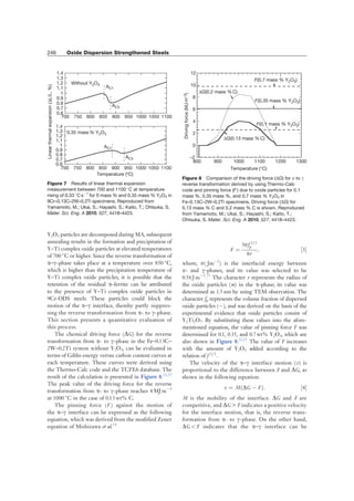 Oxide dispersion strengthened steels | PDF