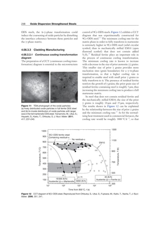 Oxide dispersion strengthened steels | PDF