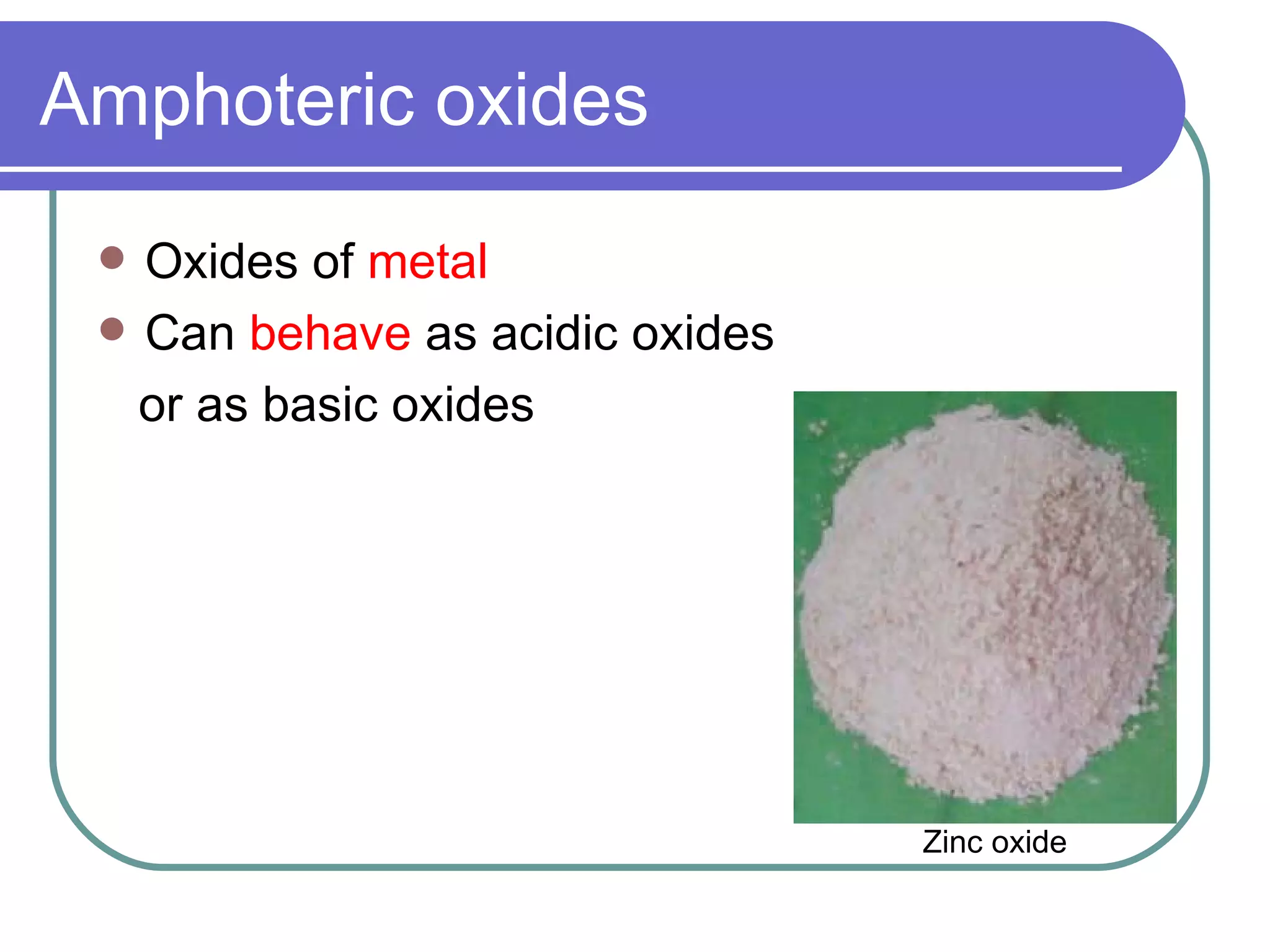Oxides | PPT