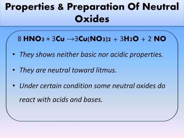 Oxides and their classification | PPTX | Chemistry | Science