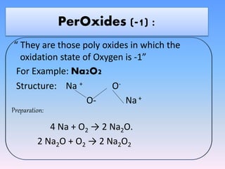 Oxides and their classification | PPTX