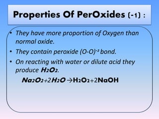 Oxides and their classification | PPTX